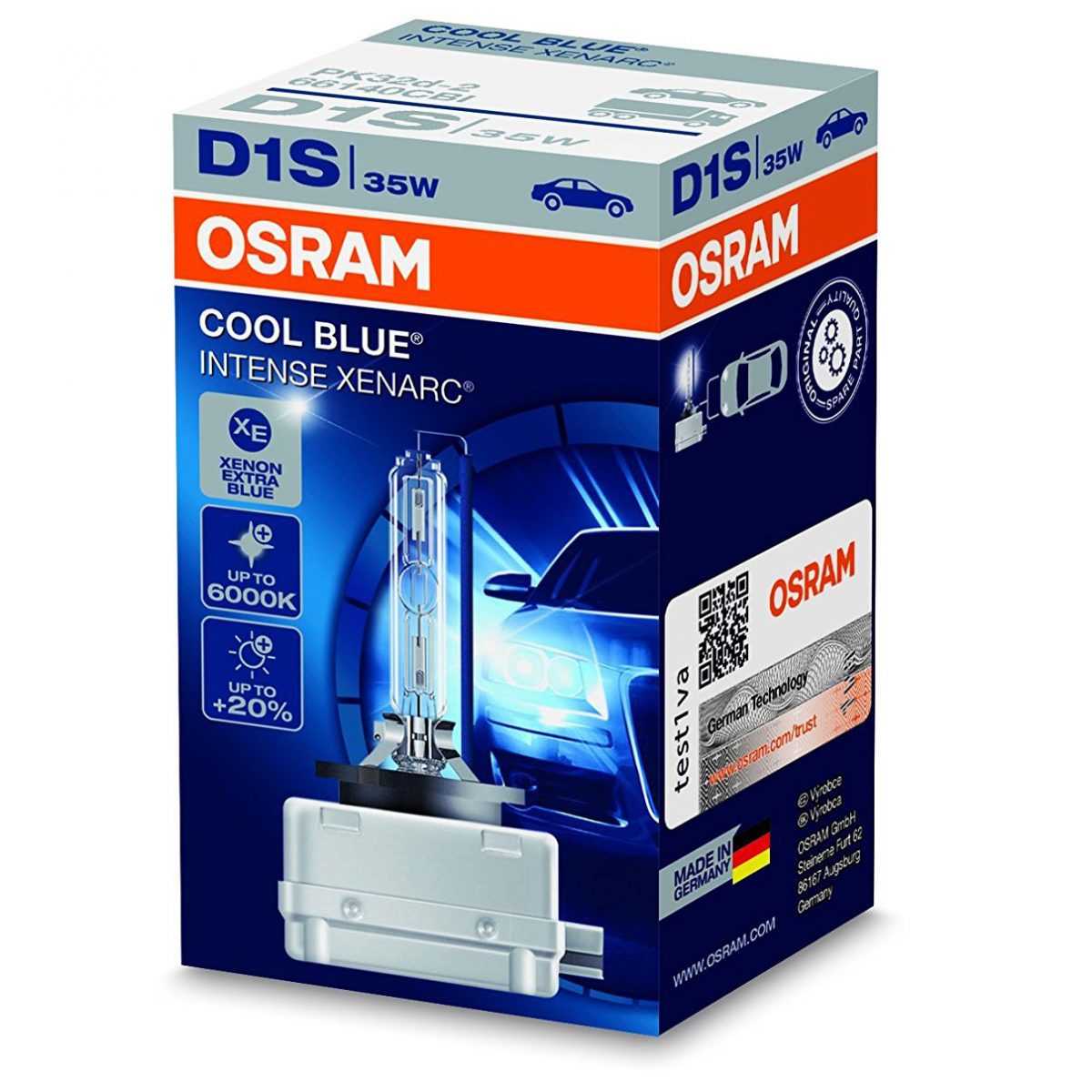Osram Xenarc Cool Blue Intense D1S | 24meter.se